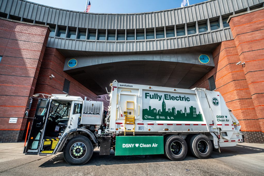 First Mack LR Electric Model Begins Service with New York City ...
