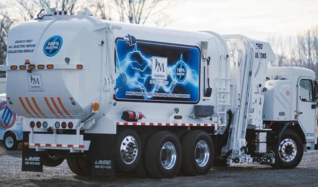 J&M Sanitation Deploys BYD, Amrep Electric Refuse Trucks - Modern Work ...